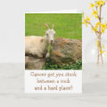 Goat Encouragement Cancer Support Card | Zazzle