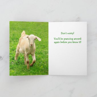 Goat Encouragement Cancer Support Card | Zazzle
