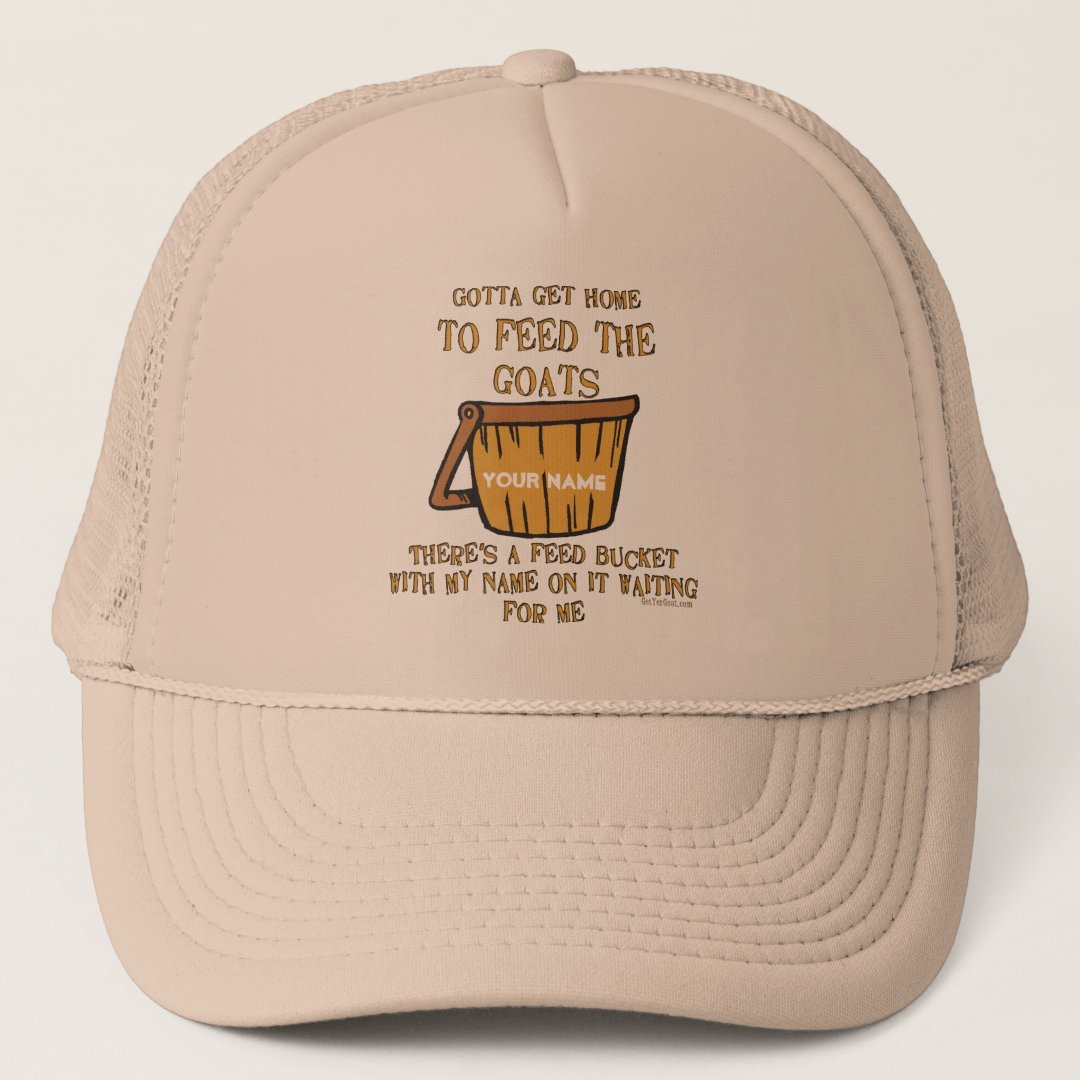 Goat Feed Bucket Hat | Zazzle