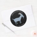 GOAT Handmade Gift Soaps Lotion Cheeses CUSTOM Classic Round Sticker ...