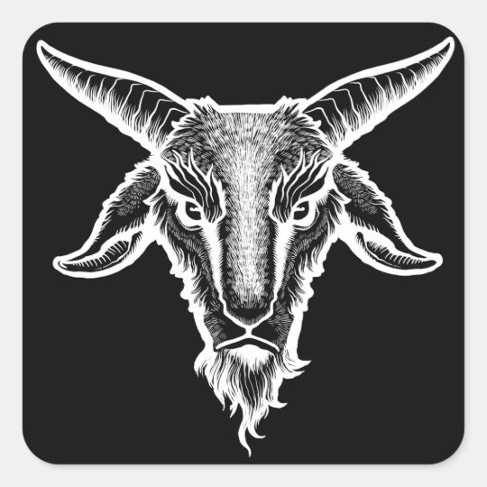 Goat Head Sticker | Zazzle.com