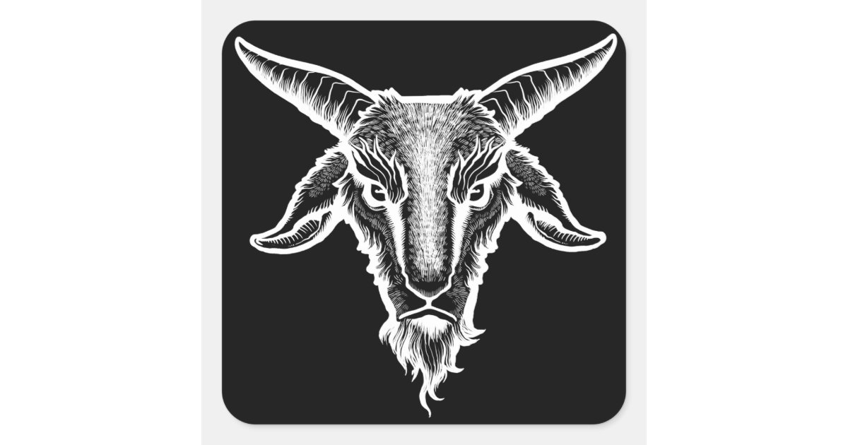 Goat Head Sticker | Zazzle