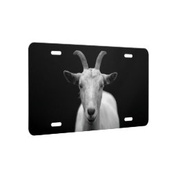 Goat License Plate | Zazzle