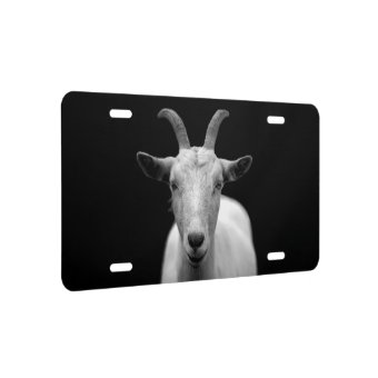 Goat License Plate | Zazzle