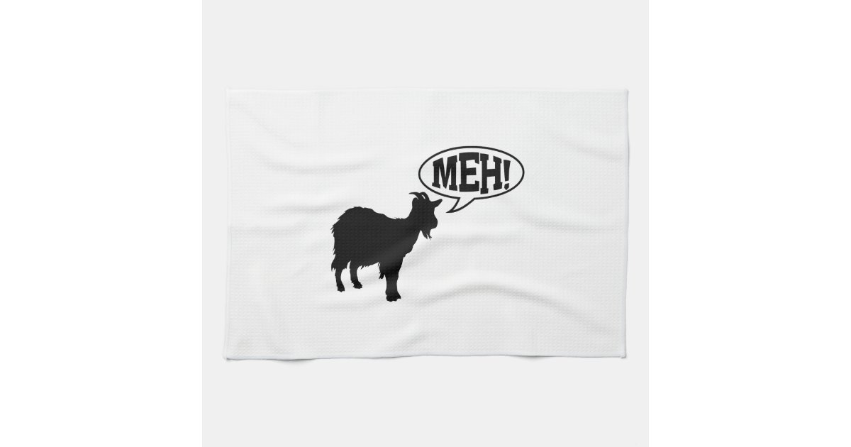 Goat Meh Hand Towel | Zazzle