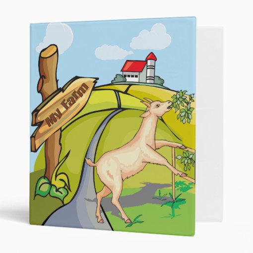 Goat My Farm Binder | Zazzle