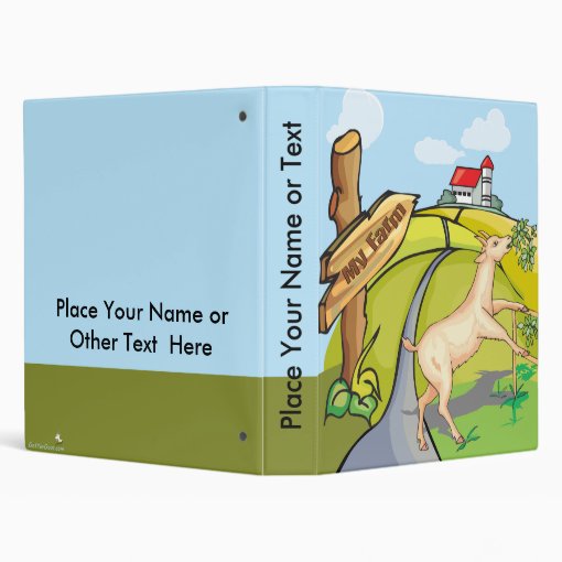 Goat My Farm Binder | Zazzle