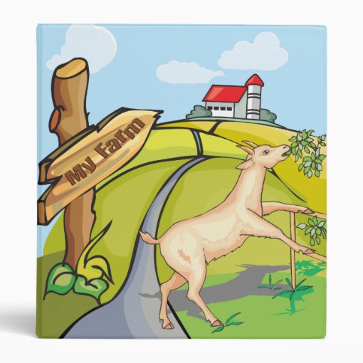 Goat My Farm Binder | Zazzle