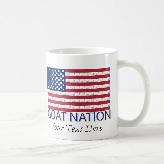 GOAT NATION The American Goat GetYerGoat™ Coffee Mug | Zazzle