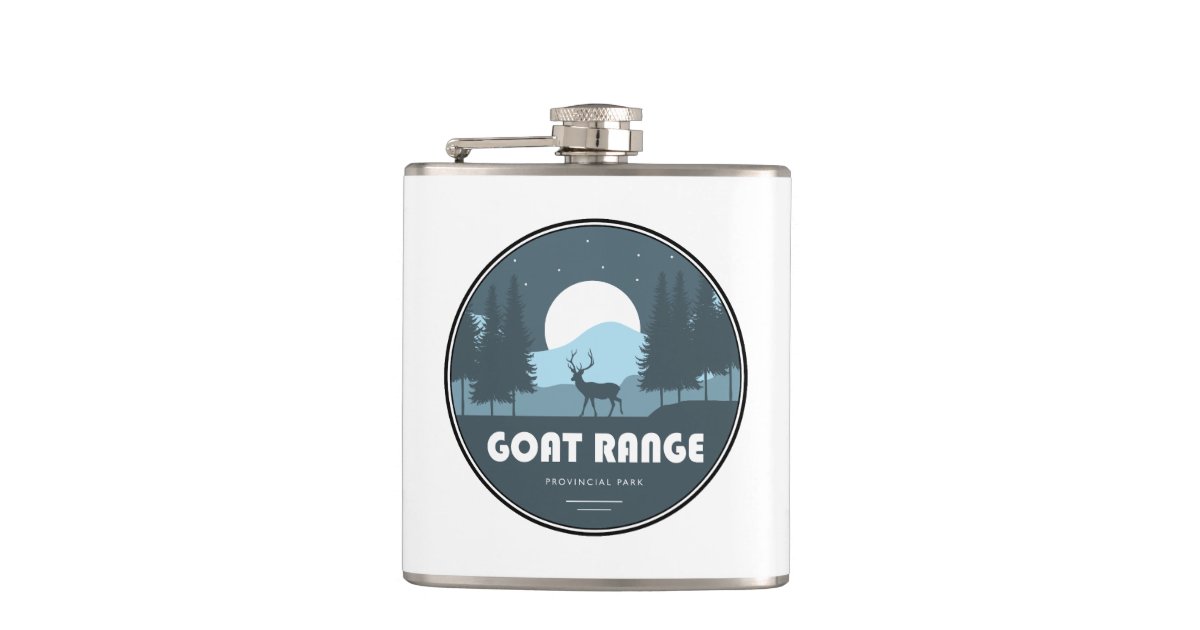 Goat Range Provincial Park Deer Flask | Zazzle