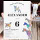 Goat Themed 6th Birthday Party Invitation | Zazzle