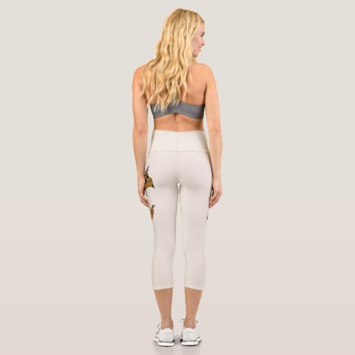 Goat Yoga It's a Thing Capri Leggings | Zazzle