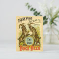 Goats Bock Beer Advertising Postcard | Zazzle