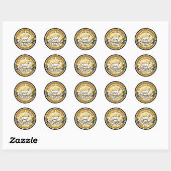 Goat's Milk & Honey Soap Label Sticker | Zazzle