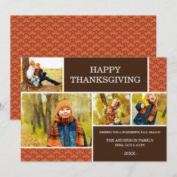 GOBBLE GOBBLE | THANKSGIVING PHOTO CARD | Zazzle