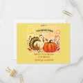Gobble 'til you Wobble Invitation Postcard | Zazzle
