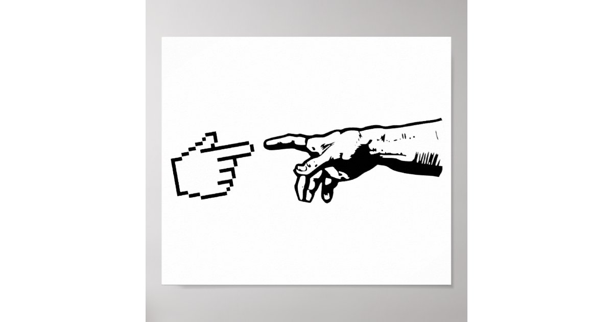 God and The Machine Hands Poster | Zazzle