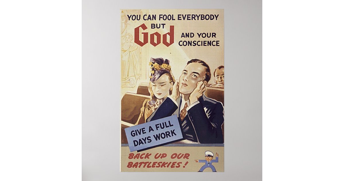God and your Conscience Poster | Zazzle
