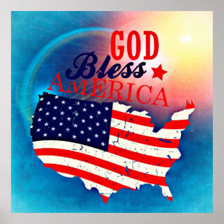 God Bless America Posters | Zazzle