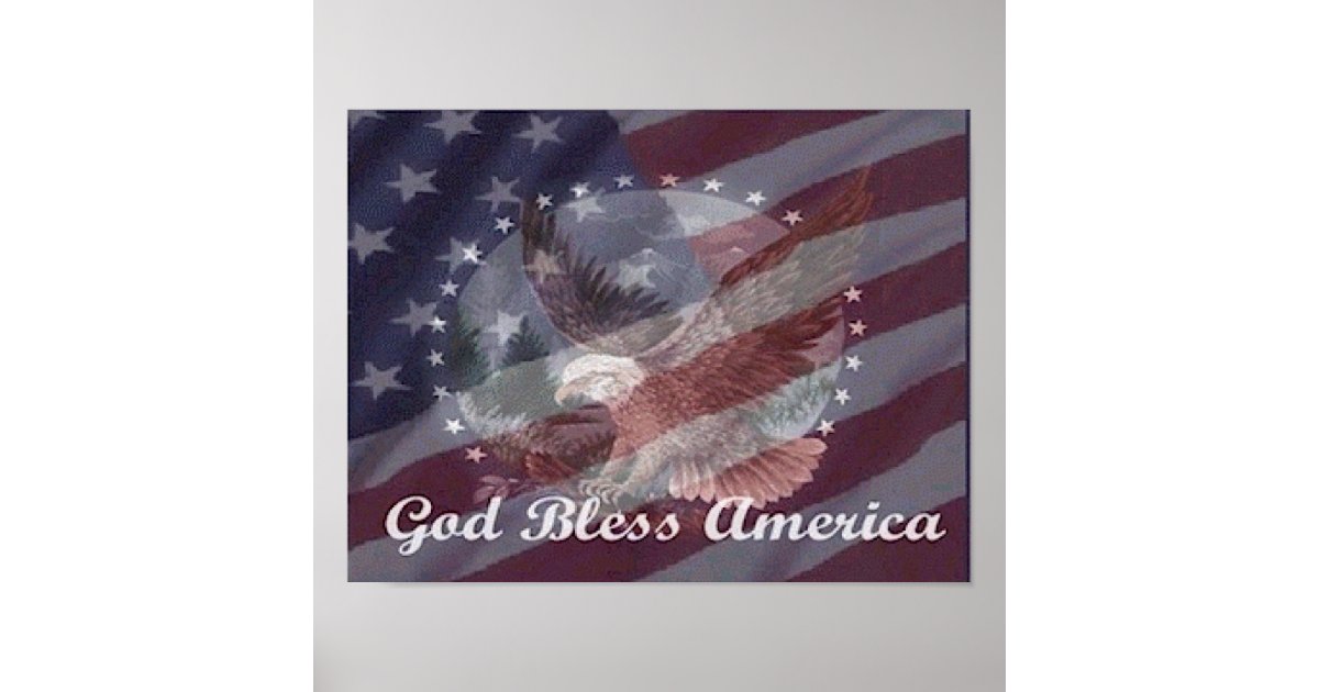 God Bless America Poster | Zazzle