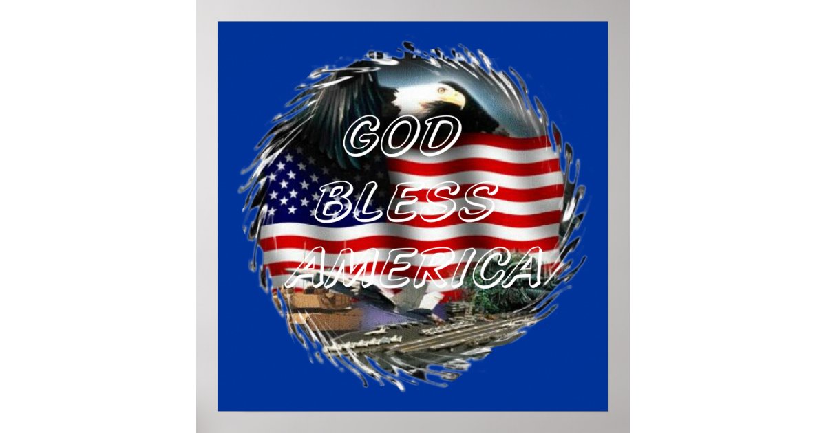 God bless america poster | Zazzle