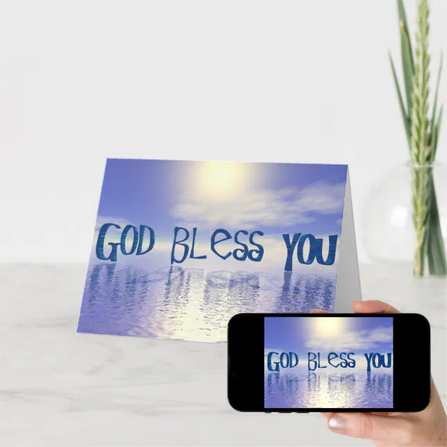 God Bless You. Card | Zazzle