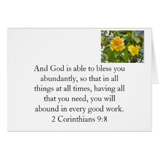 Bible Verses Thank You Cards - Greeting & Photo Cards | Zazzle