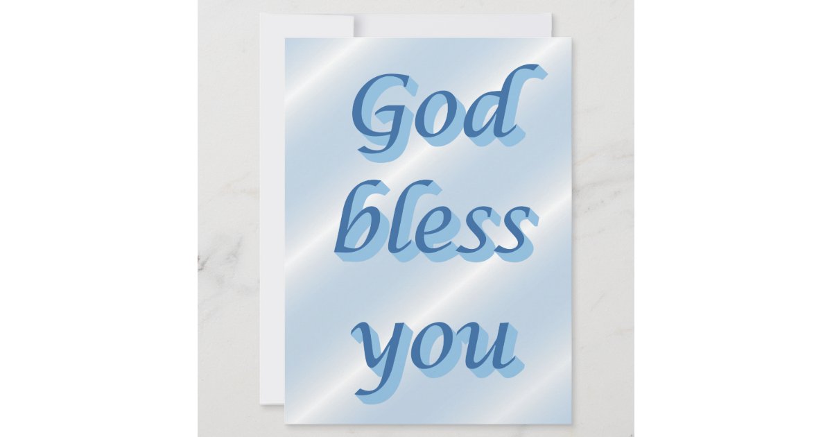 God bless you card | Zazzle