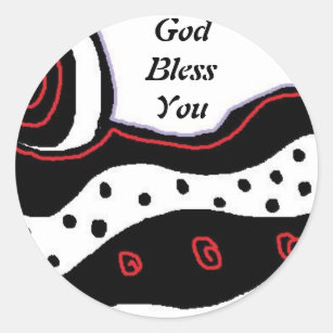 God Bless You Stickers | Zazzle