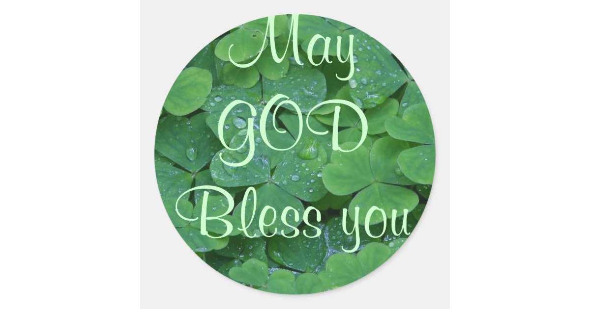 God Bless You Stickers Zazzle