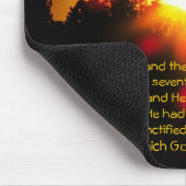 GOD Blessed the Seventh Day Mouse Pad | Zazzle