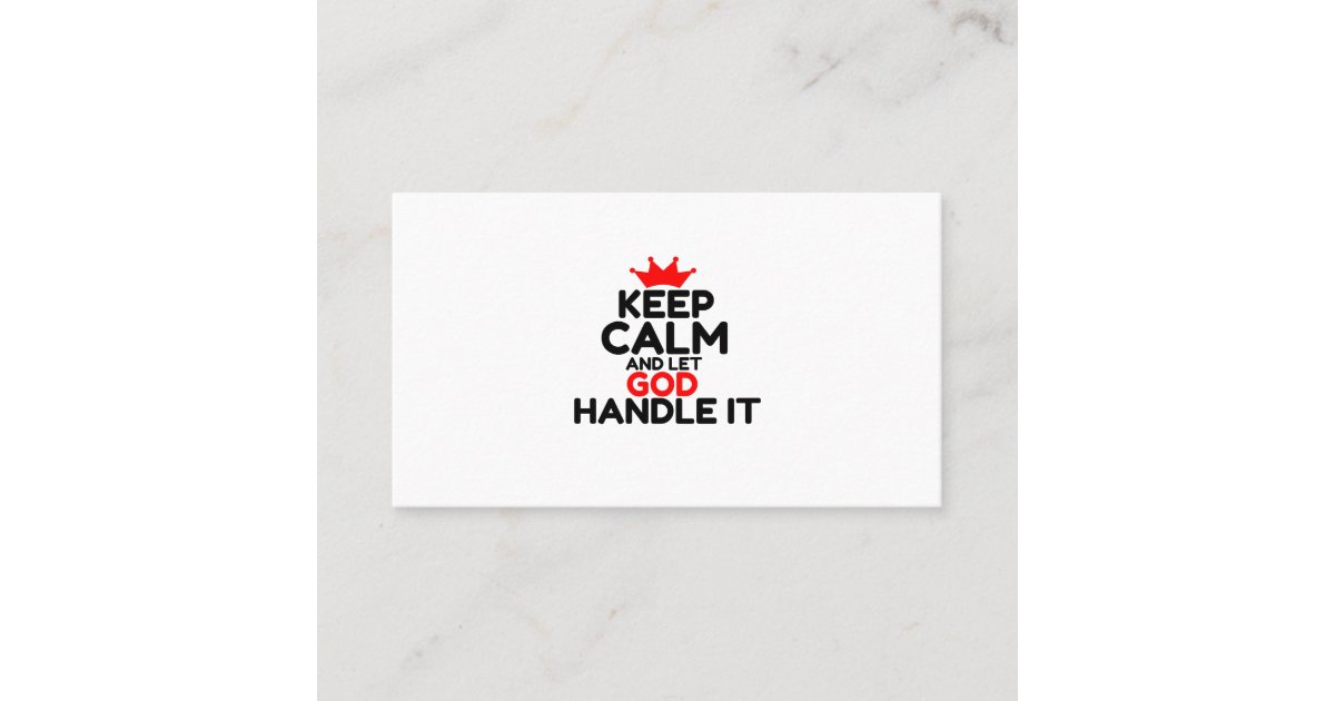 GOD BUSINESS CARD | Zazzle