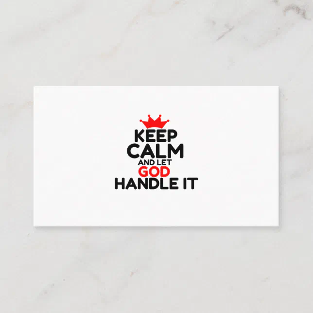 GOD BUSINESS CARD | Zazzle