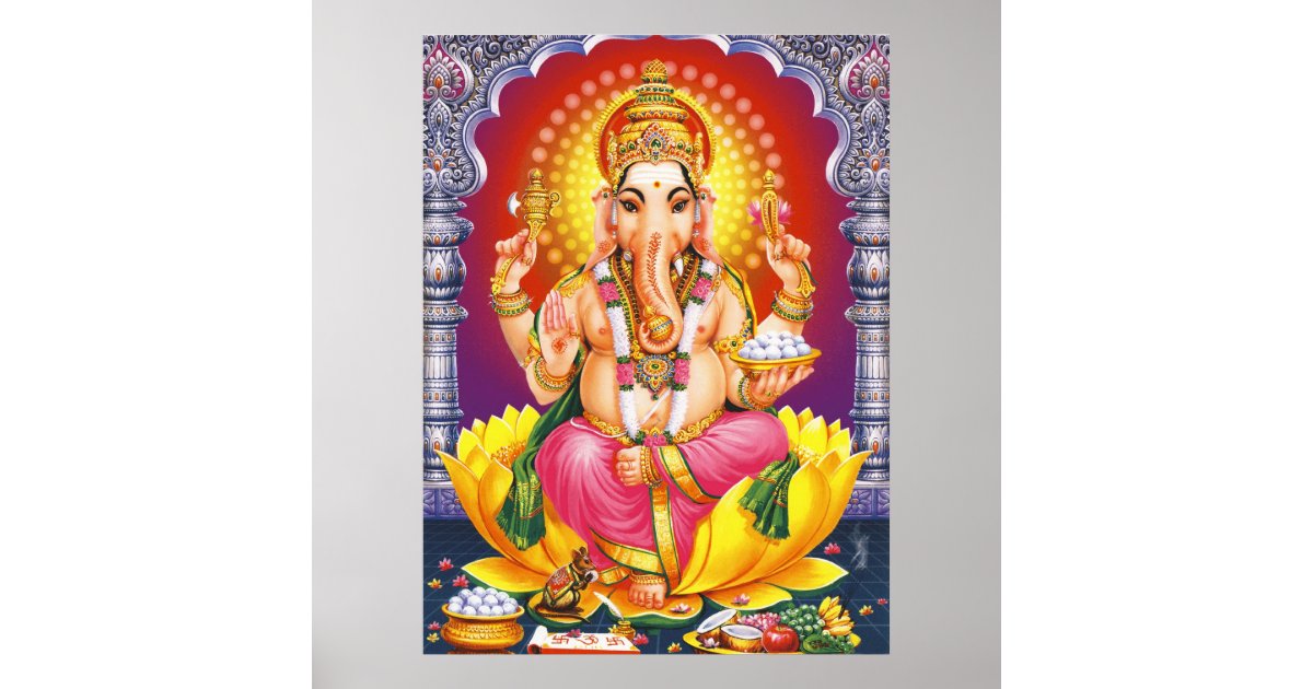 God Ganesha Poster | Zazzle