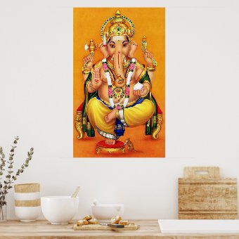 God Ganesha Poster | Zazzle