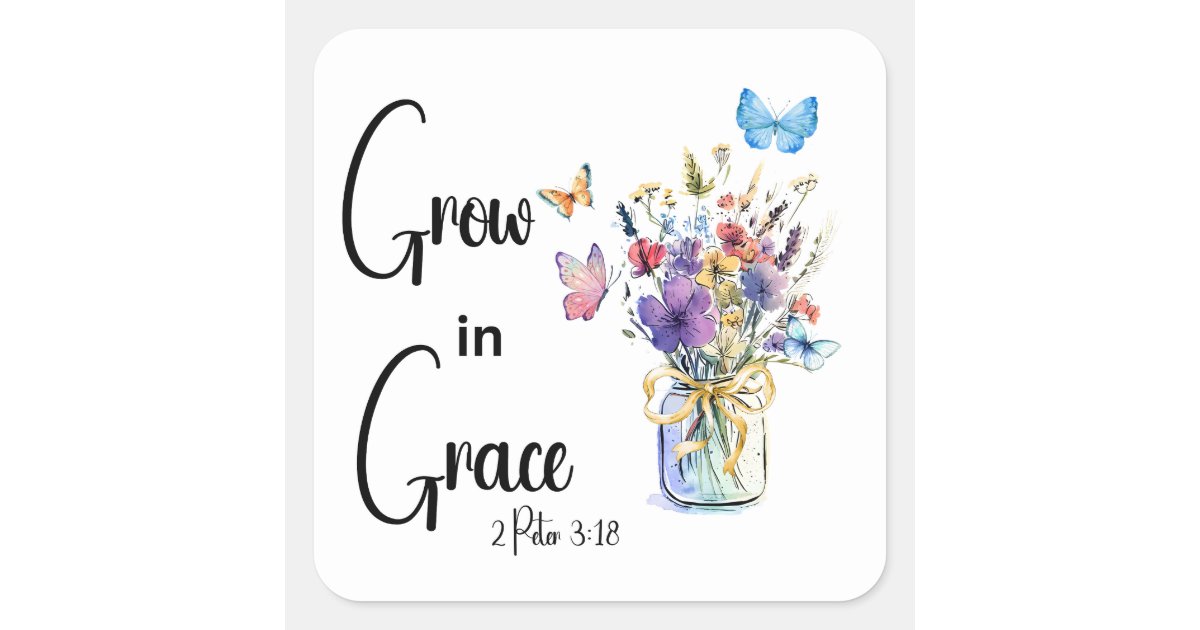 God is Good Square Sticker | Zazzle