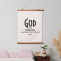 GOD IS IN CONTROL Christian Hanging Tapestry | Zazzle