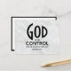 GOD IS IN CONTROL Inspirational Christian Postcard | Zazzle