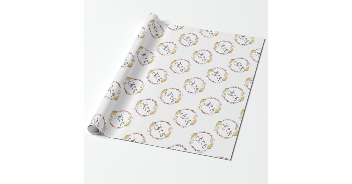 God is Love – Spiritual and Religious Wrapping Paper | Zazzle