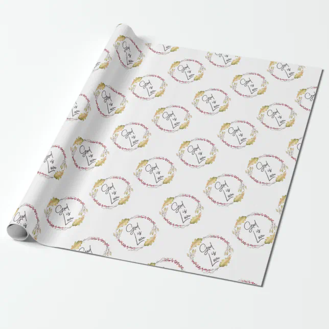 God is Love – Spiritual and Religious Wrapping Paper | Zazzle