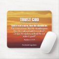 GOD IS NOT A MAN Numbers 23:19 Trust God Scripture Mouse Pad | Zazzle