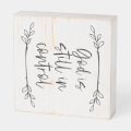 God is Still in Control Wood Sign | Zazzle