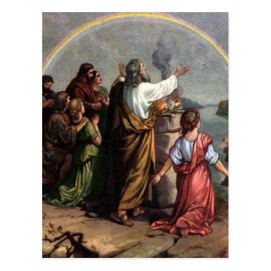 God Makes a Promise to Noah Postcard | Zazzle.com