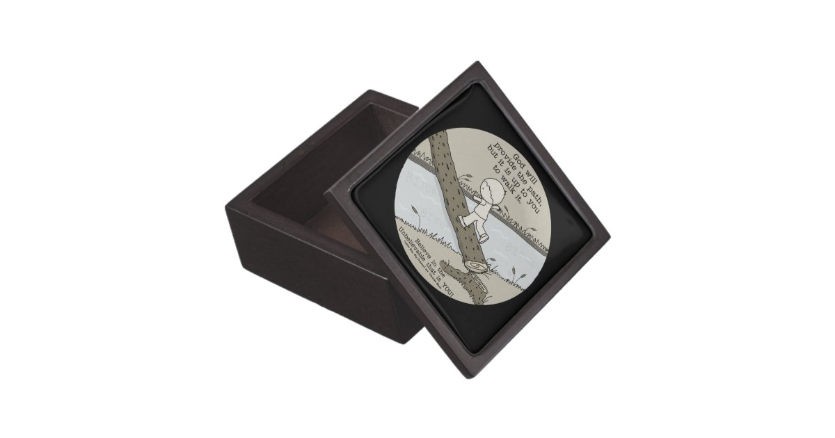 God Provides a Path Gift Box | Zazzle