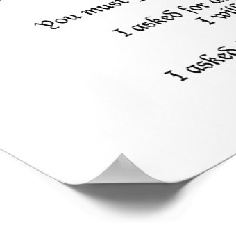 God said no: Poster | Zazzle