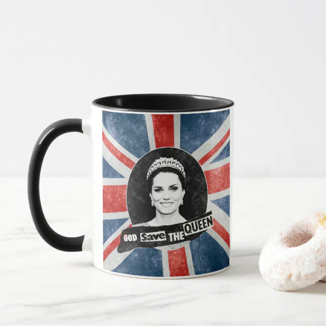 God Save The Queen - Kate Middleton Mug | Zazzle