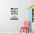 god wanted poster | Zazzle