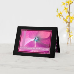 GODDAUGHTER & New Husband Wedding Congratulations Card | Zazzle