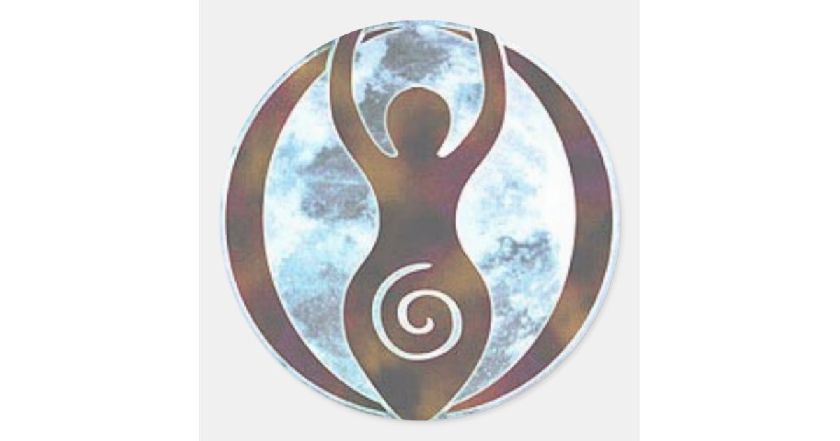 Goddess Classic Round Sticker | Zazzle