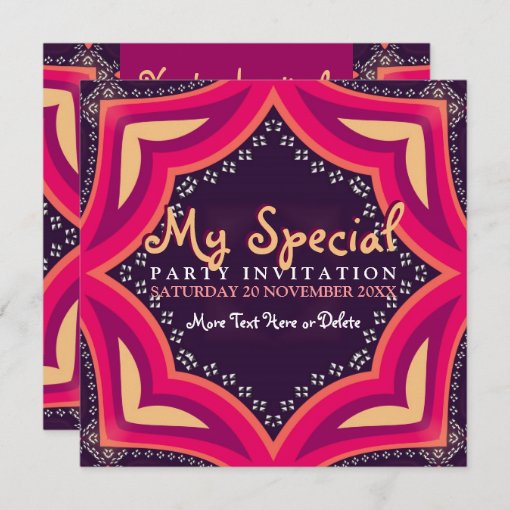 Goddess Diva Special Event Party Invitation | Zazzle